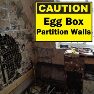 Caution Egg Box Partition Walls | Bathroom Shop Coventry