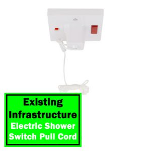 Electric Shower Switch Pull Cord | Bathroom Shop Coventry
